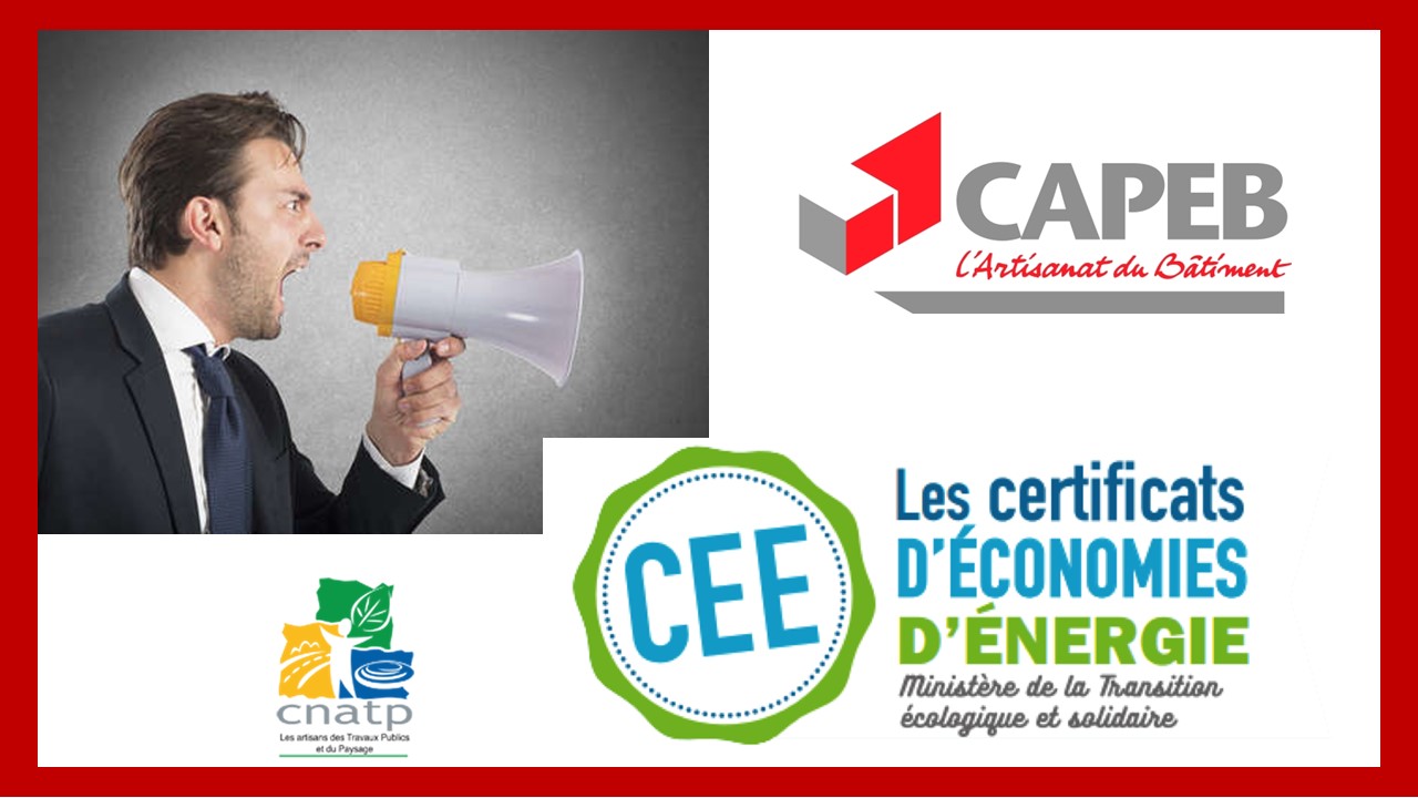 CEE : Tellement de simplifications à apporter ! ・ CAPEB